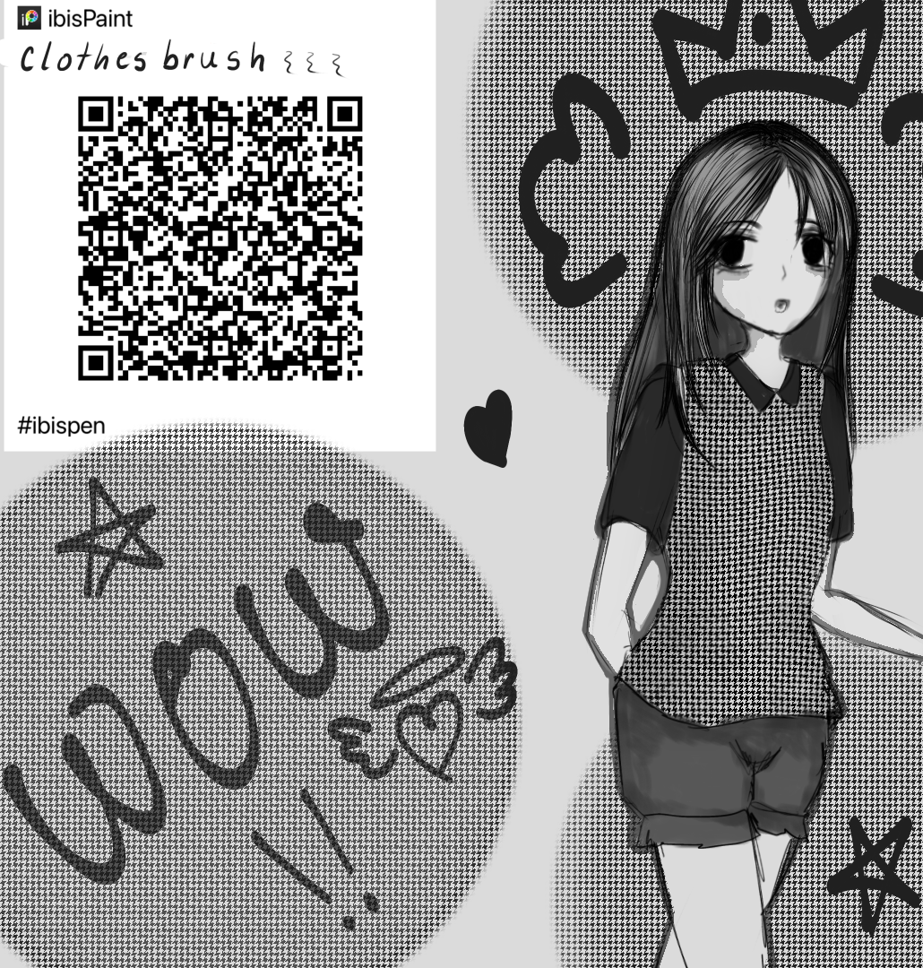 Brush for clothes!! ~ - ibisPaint