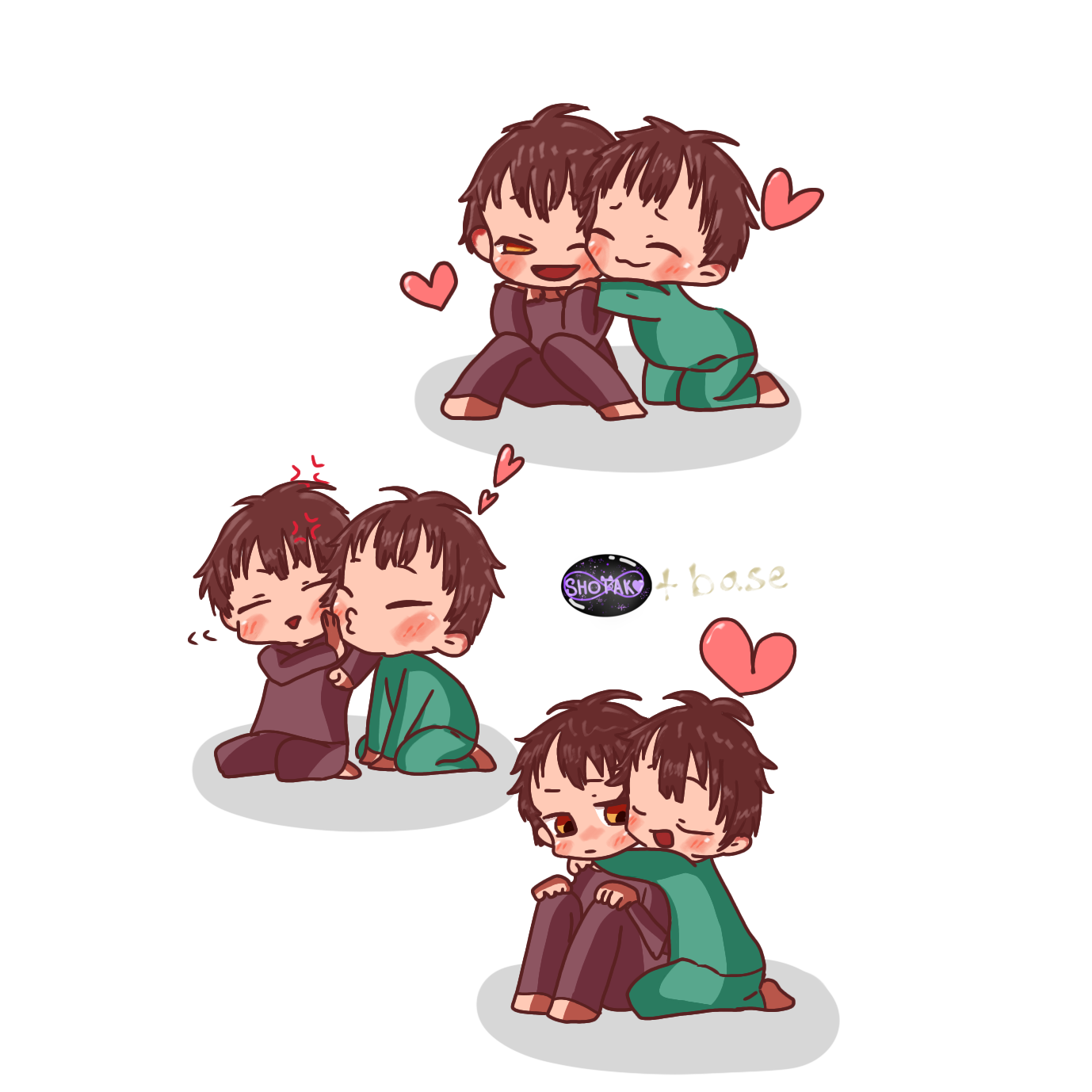 Amane and Tsukasa - ibisPaint