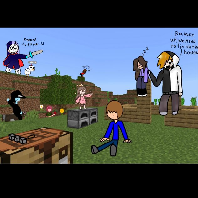 Minecraft collab - ibisPaint