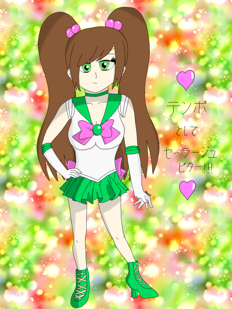 Tempo (Quake Woman) as Sailor Jupiter - ibisPaint