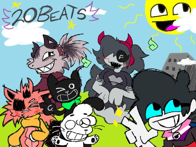 fnf 20Beats promo Art - ibisPaint