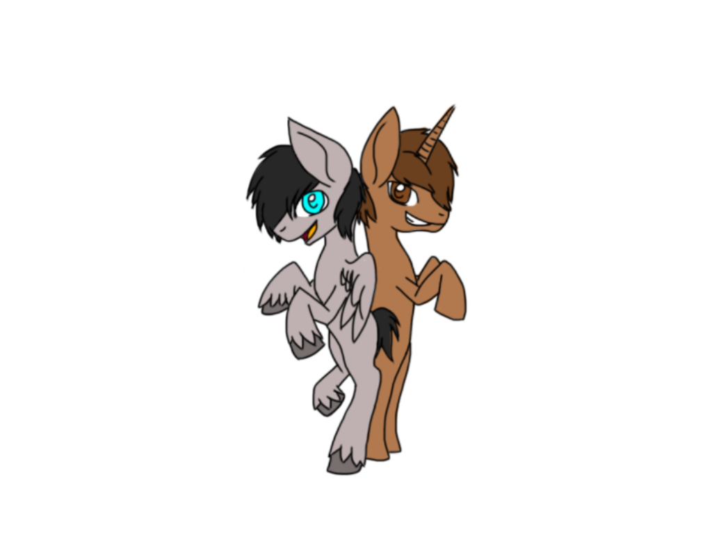 Dan and Phil Pony Sketch - ibisPaint
