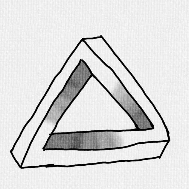 Triângulo infinito - ibisPaint