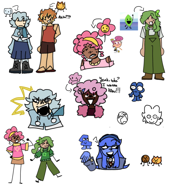 BFDI HUMAN DOODLES HEEHAHAHAHEEAHHA - ibisPaint