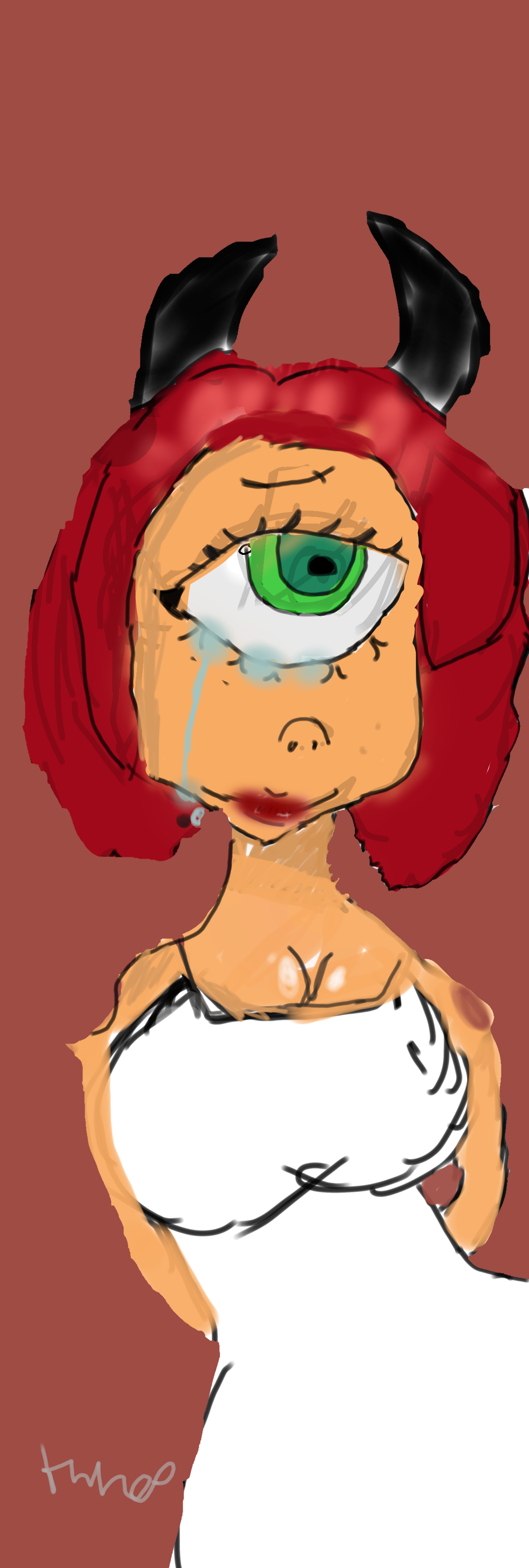Crying demon - ibisPaint