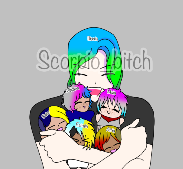 Illionia and friends - ibisPaint