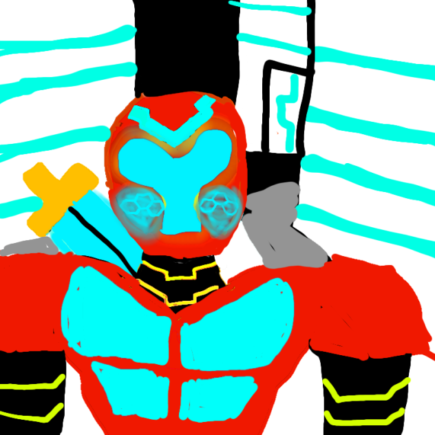 Cyber Warrior - ibisPaint
