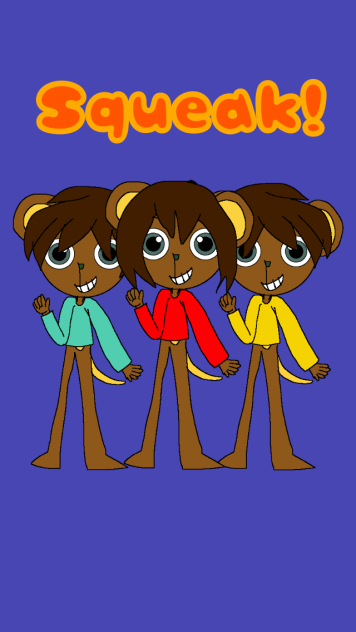 Drawing the mice from Squeak - ibisPaint