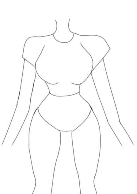 Body with forms easy tutorial - ibisPaint