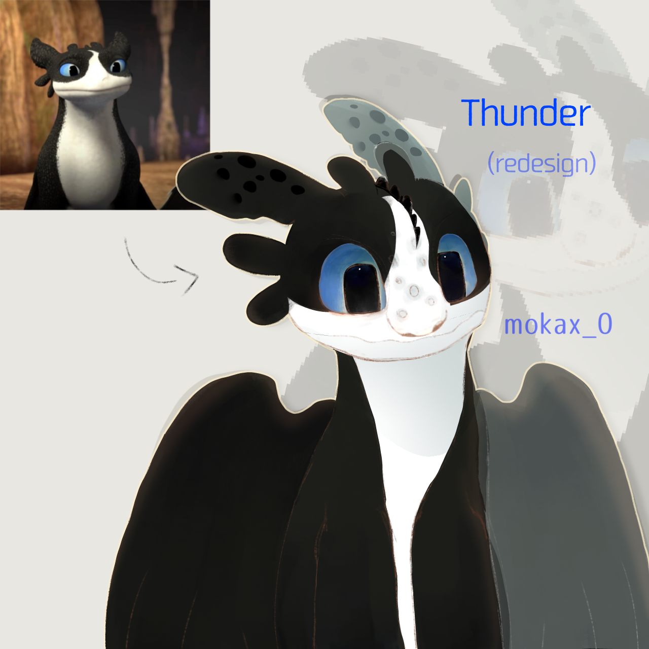 Thunder (Dragons the nine realms). - ibisPaint
