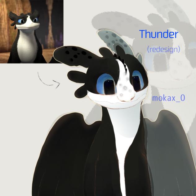 Thunder (Dragons the nine realms). - ibisPaint