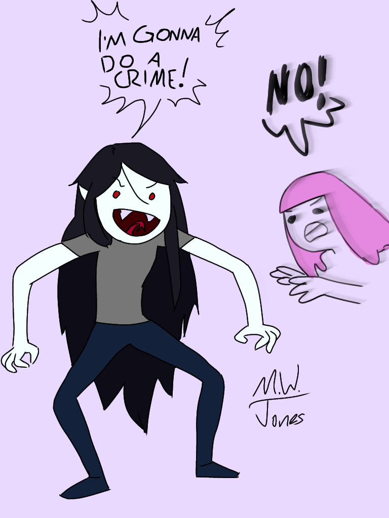 Marceline Gonna Do a Crime - ibisPaint