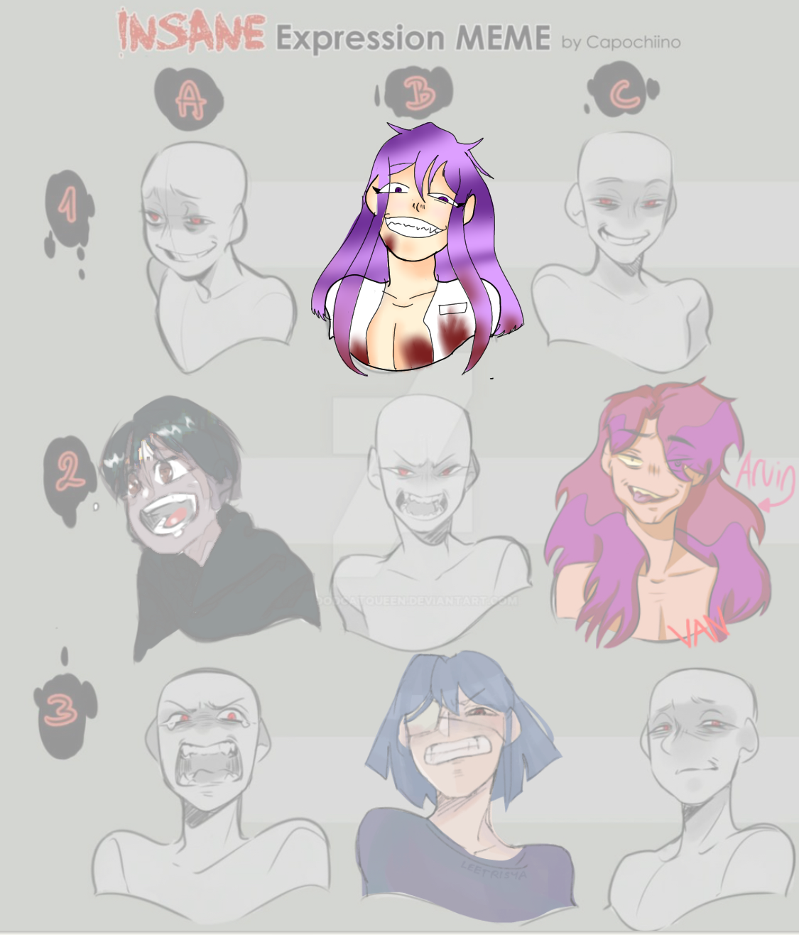 Insane expressions colab - ibisPaint