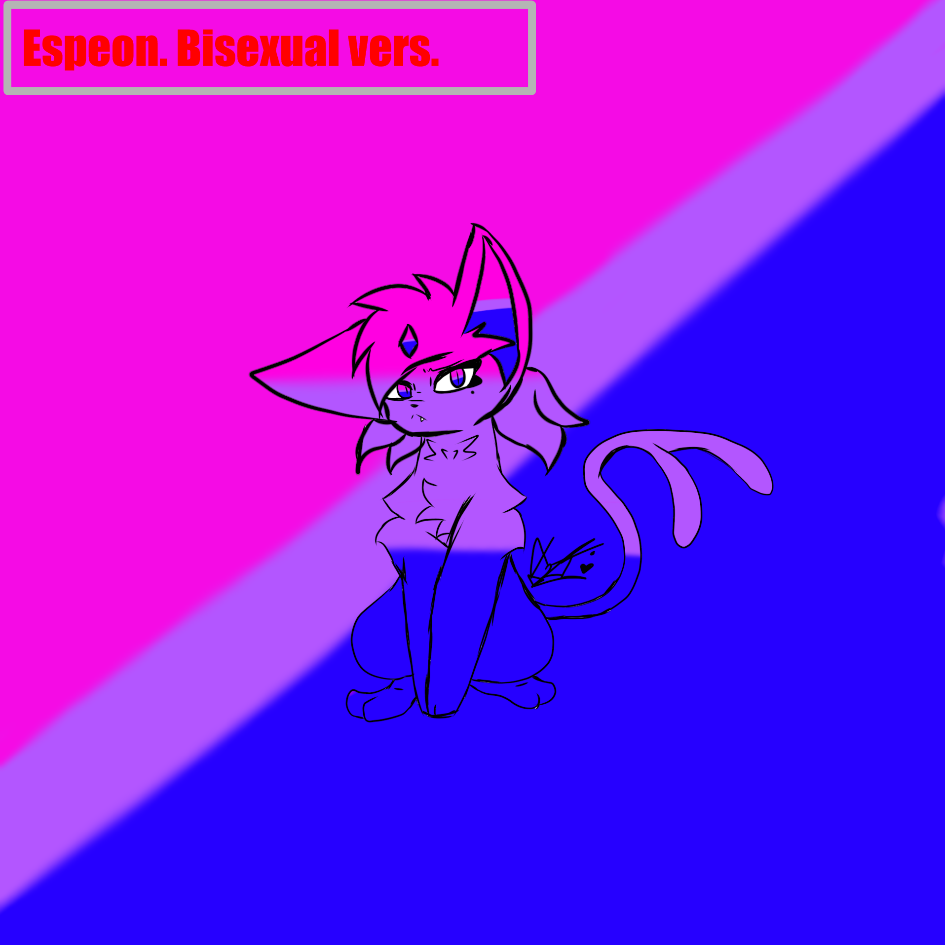 Bisexual Espeon. - ibisPaint