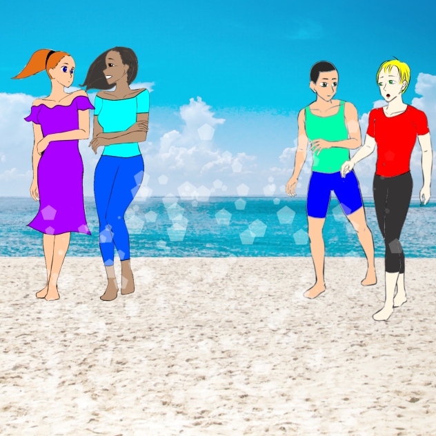 la plage - ibisPaint