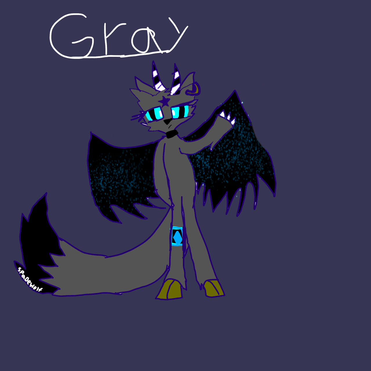 Gray the goat imp - ibisPaint