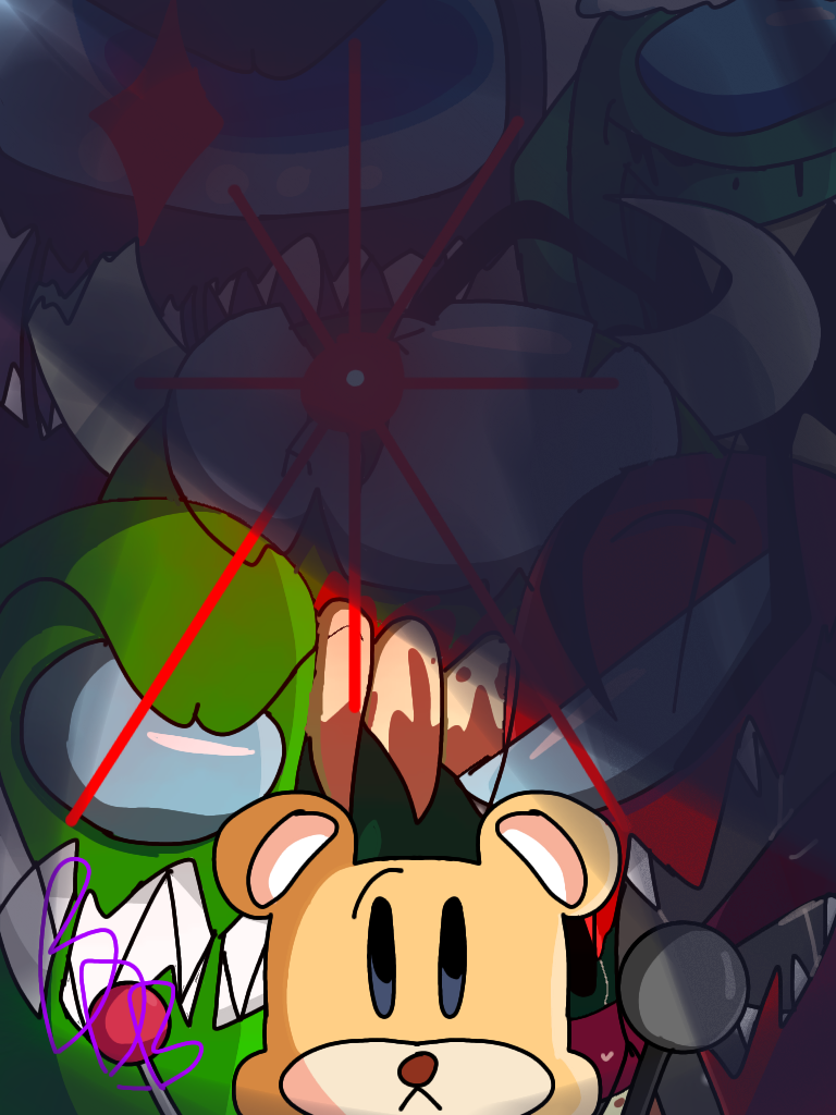 fnf imposter v3 speedpaint - ibisPaint