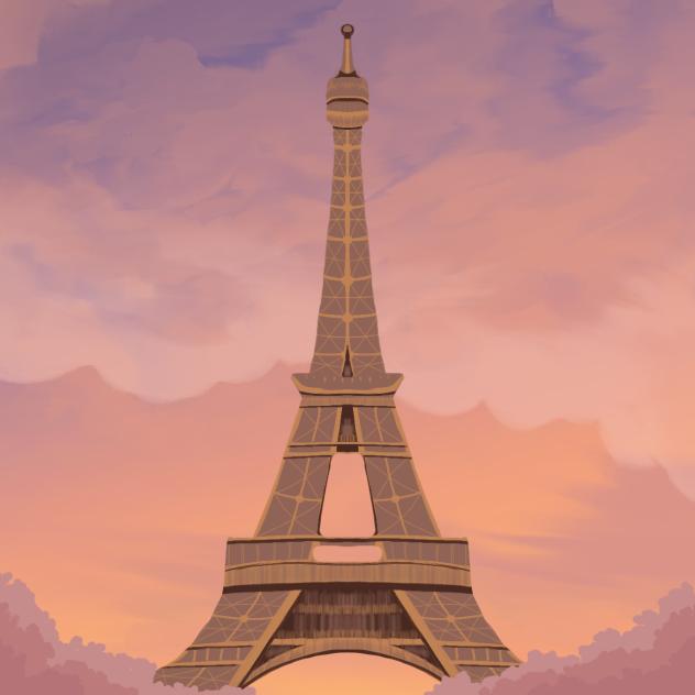 An evening in Paris - ibisPaint