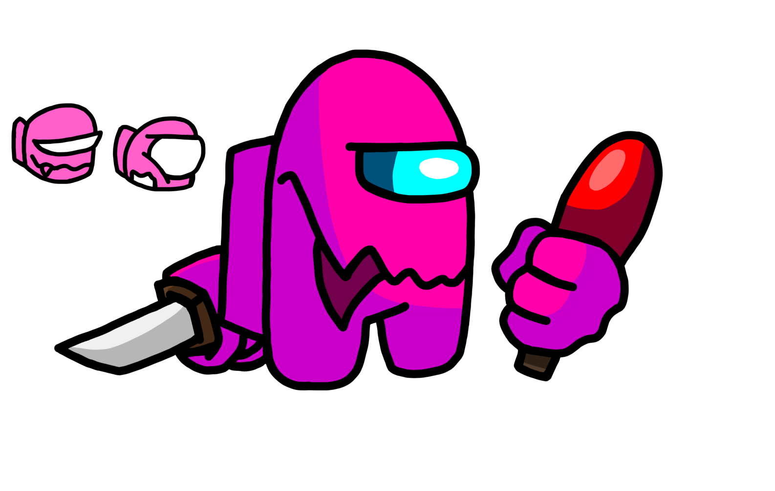 Pink Imposter (From an animation) - ibisPaint