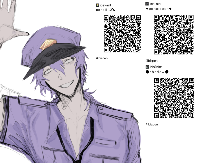 The purple guy I've drawn and shadows - ibisPaint