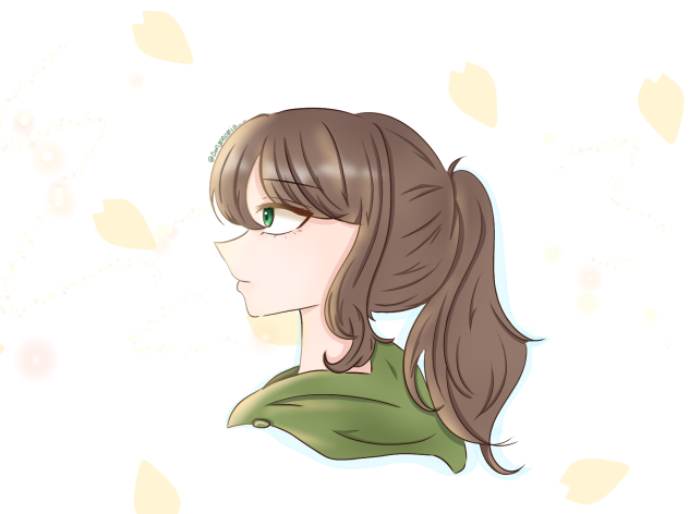 a green girl - ibisPaint