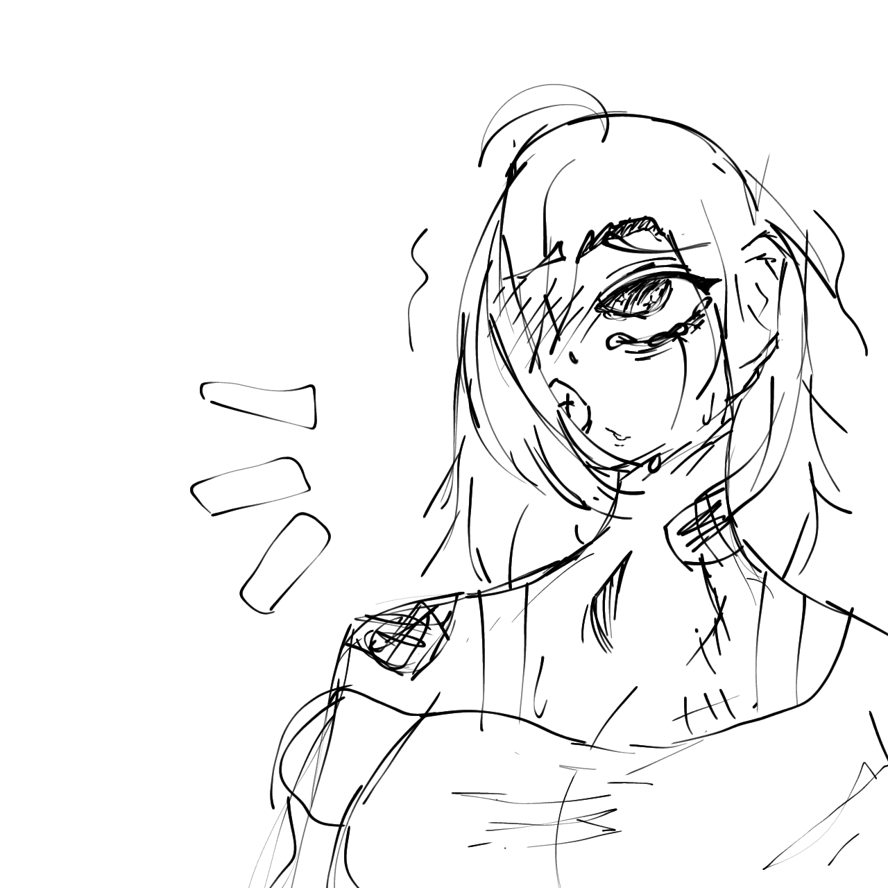 Traumatized woman - ibisPaint