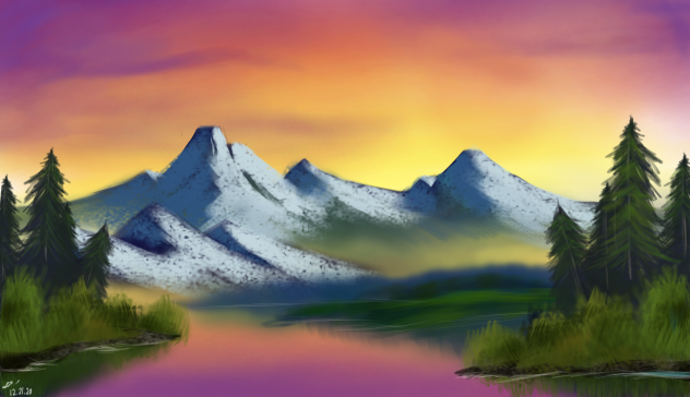 He can move mountains - ibisPaint