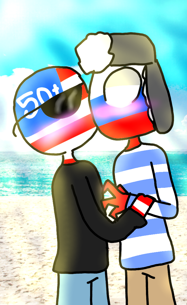 Russia X Usa (Country humans) - ibisPaint