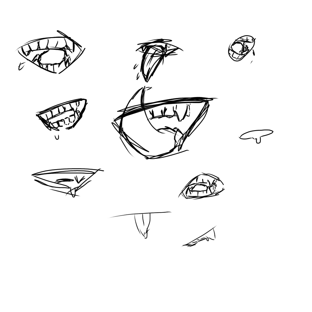 How to draw teeth - ibisPaint