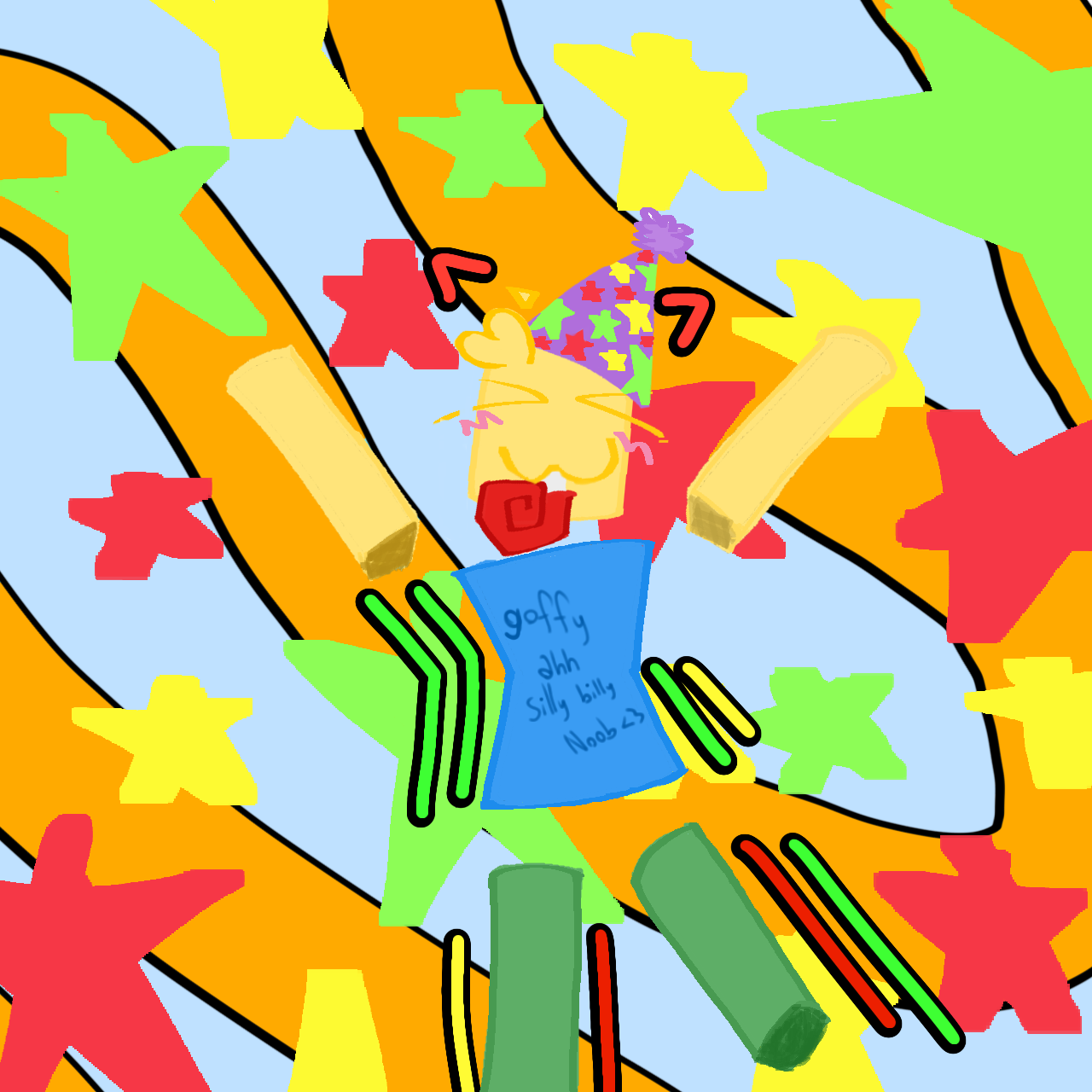 Silly Billy Roblox Noob (^^) - ibisPaint