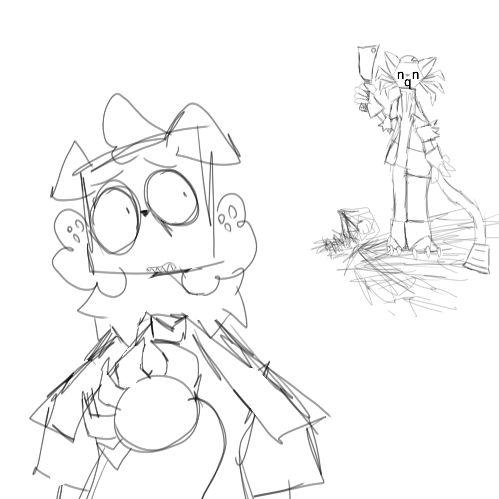 silly sketch -WIP- - ibisPaint