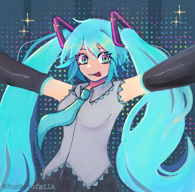 Hatsune Miku 🩷🩵 - ibisPaint
