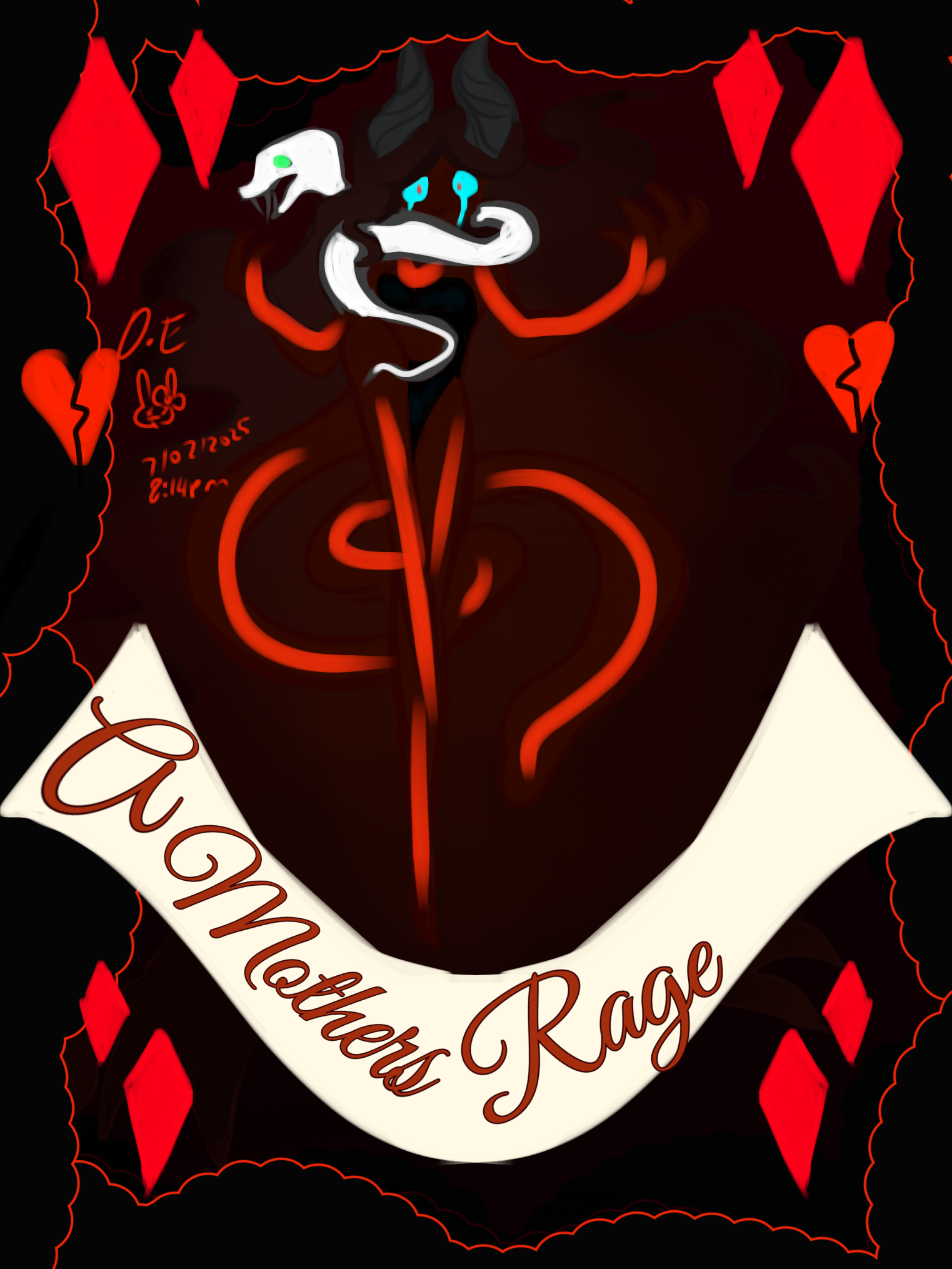 A Mothers Rage valentines card 1 - ibisPaint