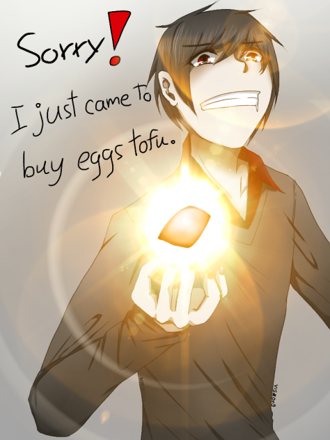 Sorry, I just came to buy eggs tofu. - ibisPaint