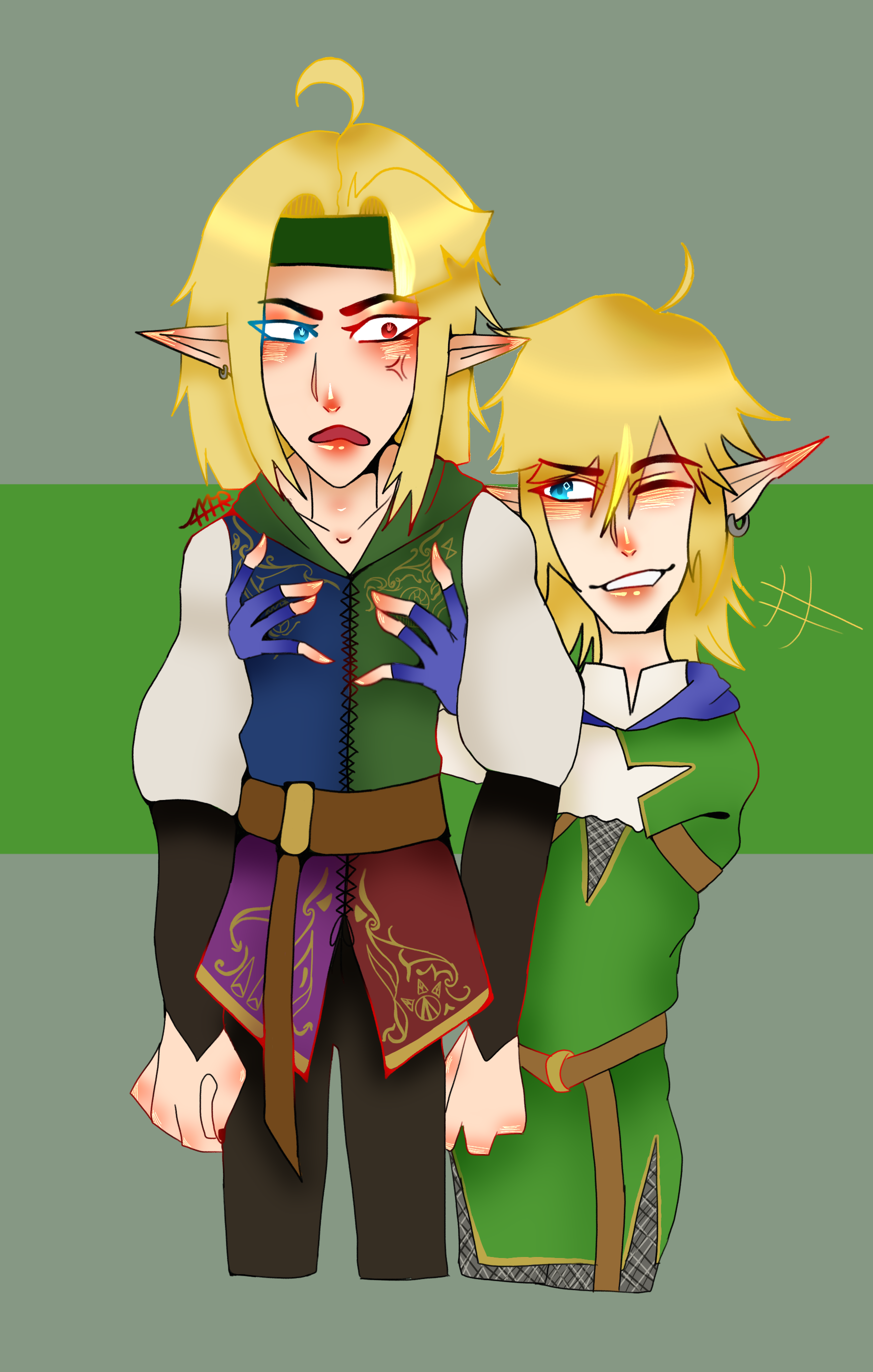 See, they get along just fine! - ibisPaint