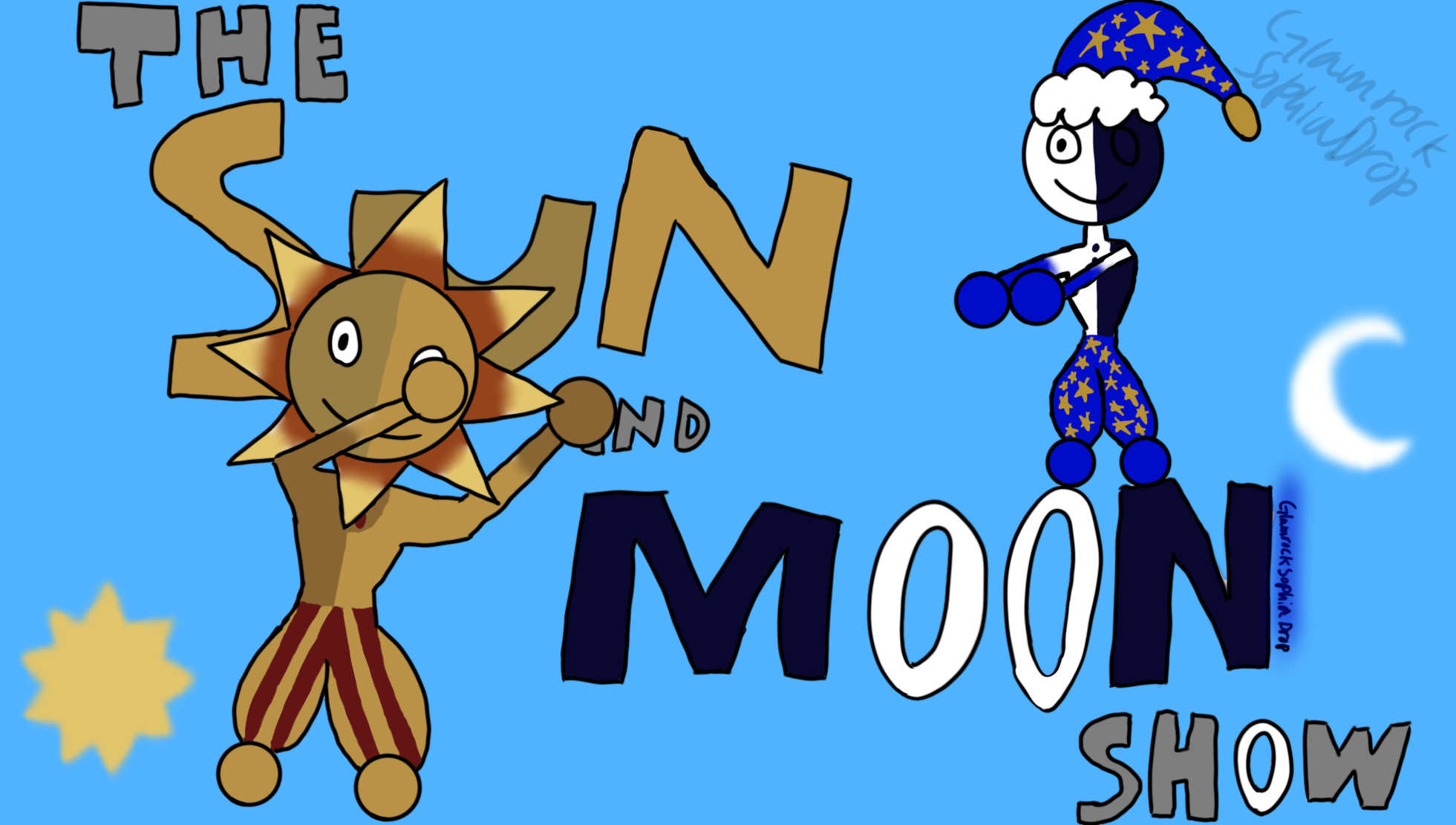 The Sun and Moon show - ibisPaint