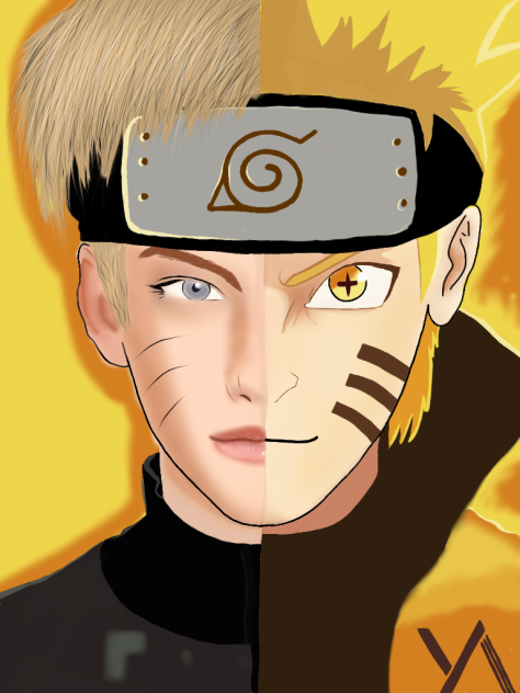 Real vs Animated Naruto - ibisPaint