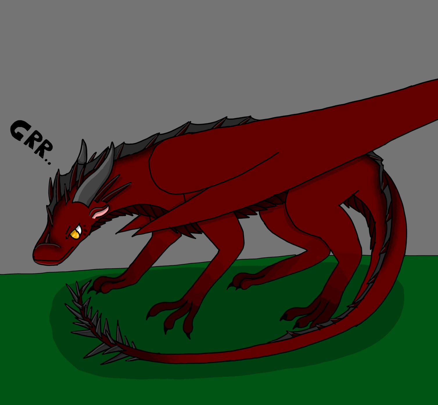 Spiky tail - ibisPaint