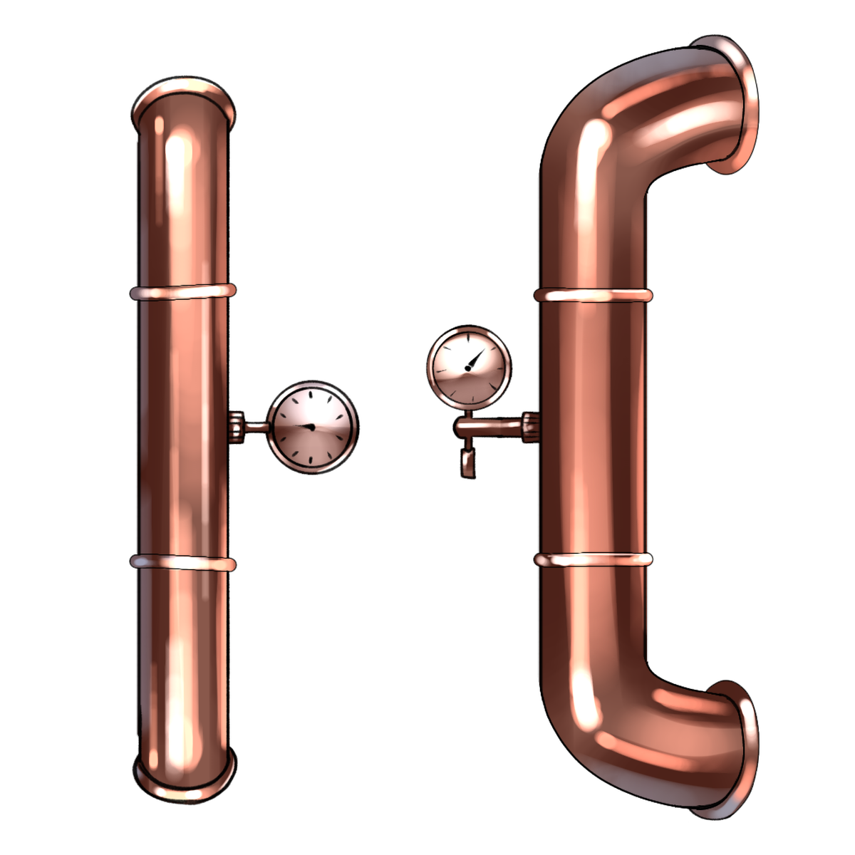 Golden Pipes - ibisPaint