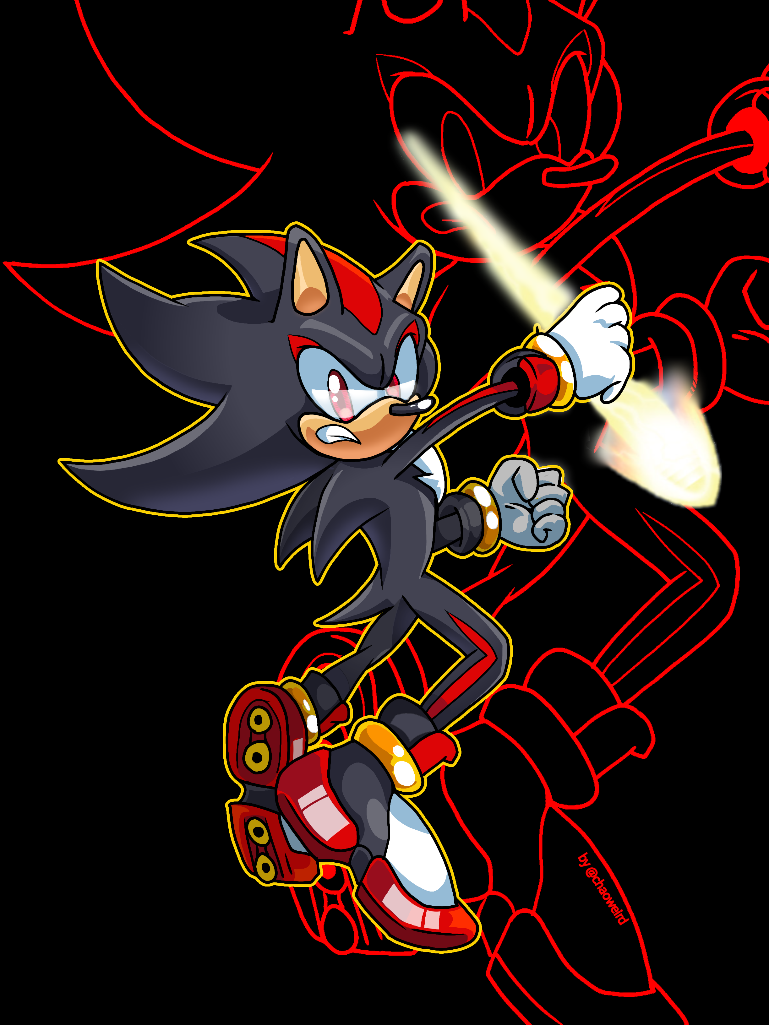 chaos spear shadow - ibisPaint