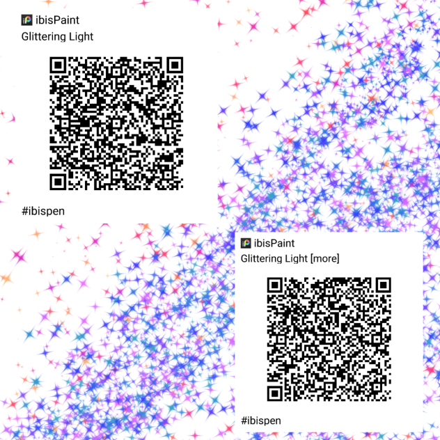 Glittering Light QR Codes - ibisPaint