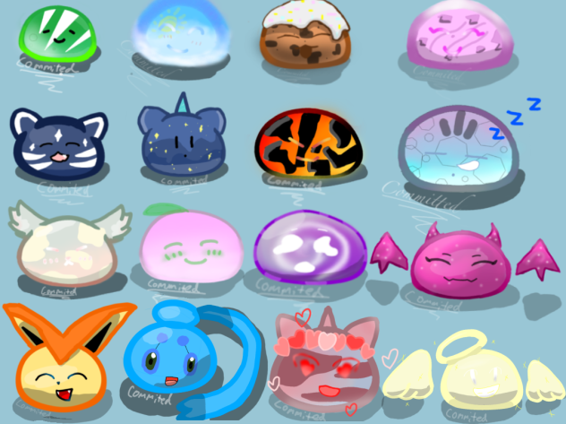 My blob collection! - ibisPaint
