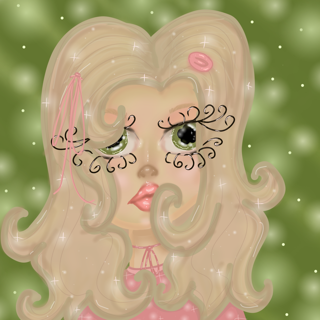 Sparkly chick - ibisPaint