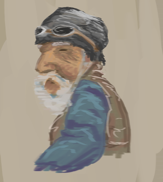 random old guy(updated) - ibisPaint