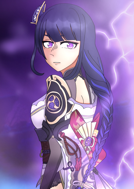 Raiden shogun 💜 - ibisPaint