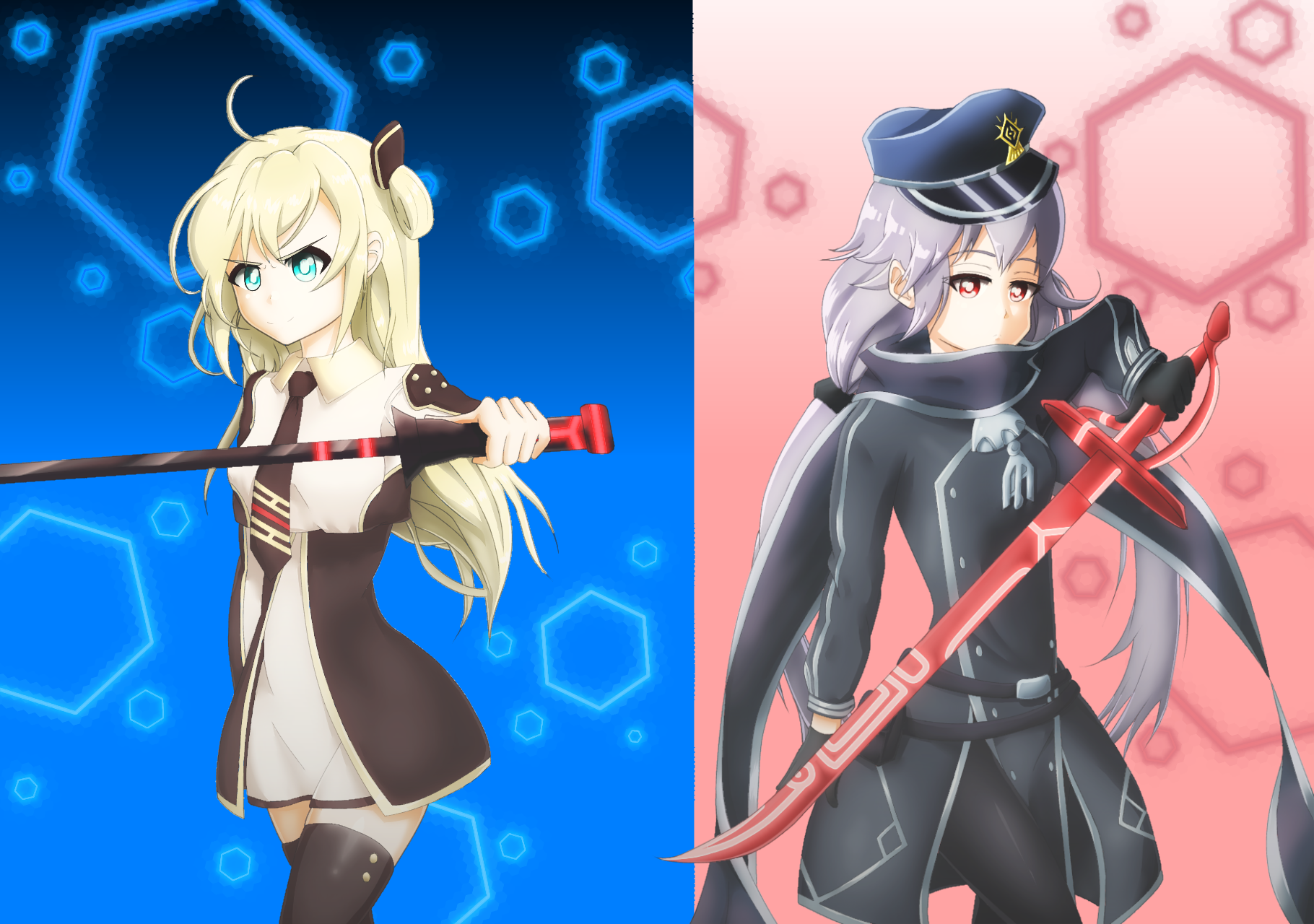 Sky Striker - Raye & Roze - ibisPaint