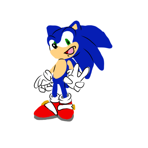 Another Sonic Drawing - ibisPaint