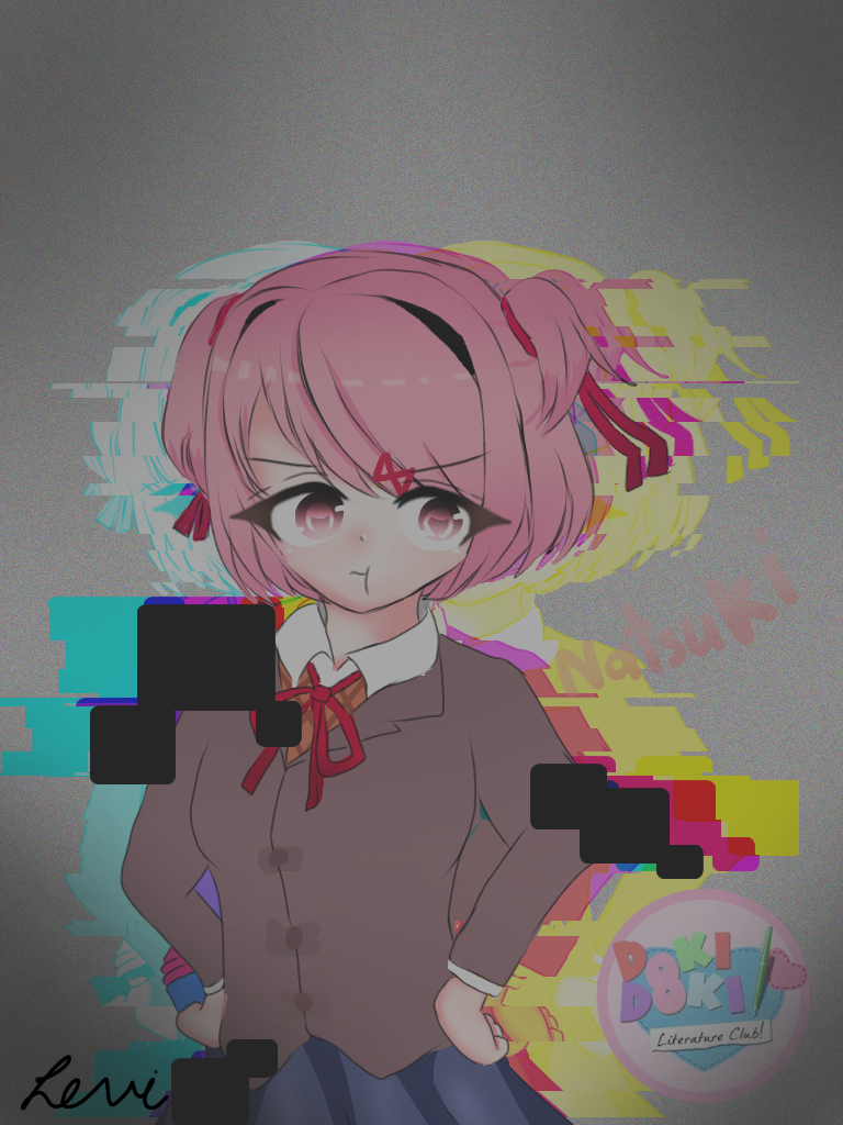 FA-Natsuki - Doki Doki literature club! - ibisPaint