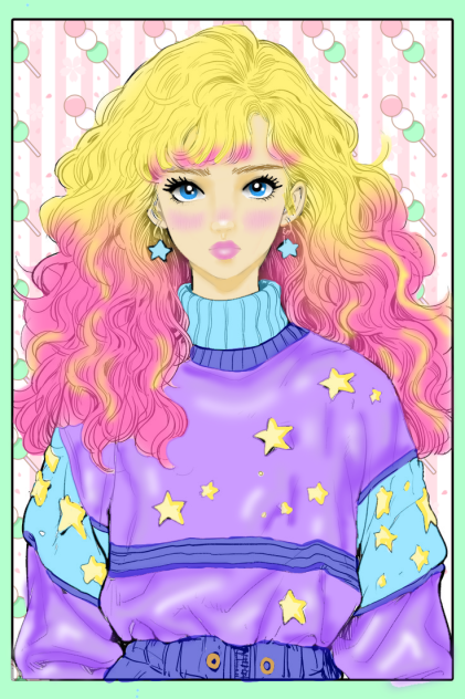 80's barbie - ibisPaint