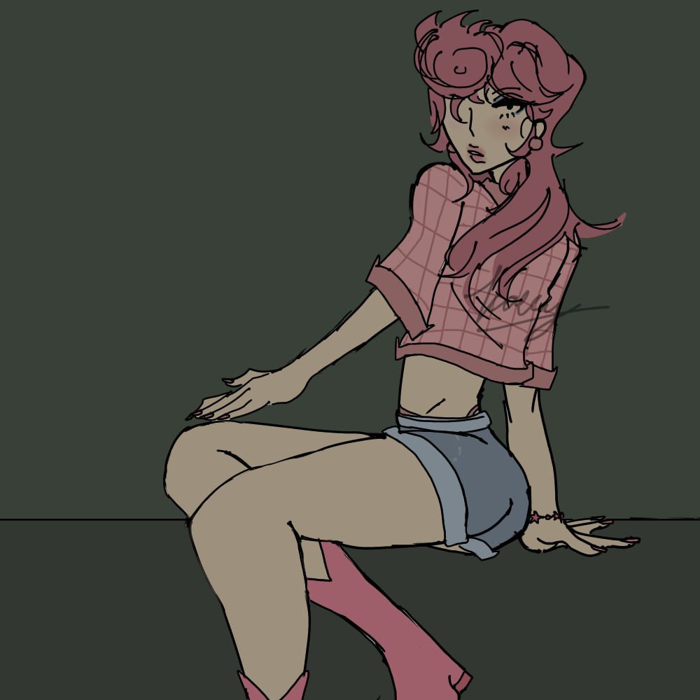 Cowgirl Trish - ibisPaint